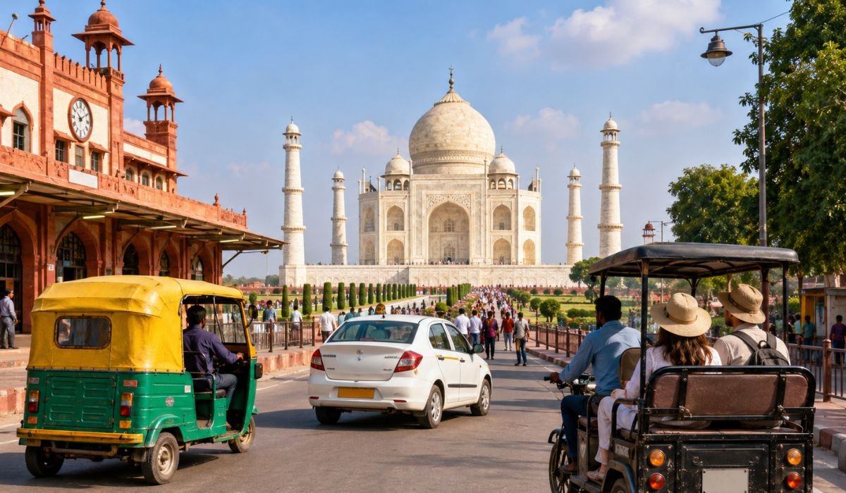 Agra Cantt to Taj Mahal Distance, Fare & Travel Guide 2026- Incredible ...